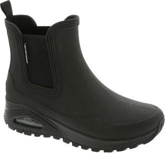 Skechers Street Uno Rugged Dancing N The Rain Bottes pour femme, Abstrait noir, 42.5 EU