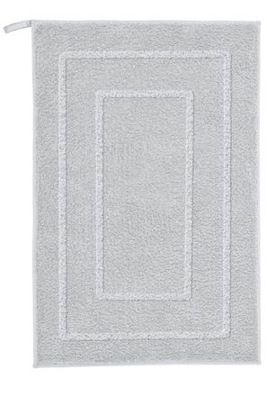 Kleine Wolke Badteppich NICO in Silbergrau mit 50x60 cm