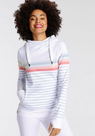 Kangaroos Kapuzensweatshirt Langarm mit Daumenl&ouml;chern, bequem geschnitten und h&uuml;ftbedeckend