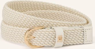 Tommy Hilfiger Flechtg&uuml;rtel weiss