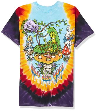 Liquid Blue Herren All Mad Here T-Shirt, Batik, L