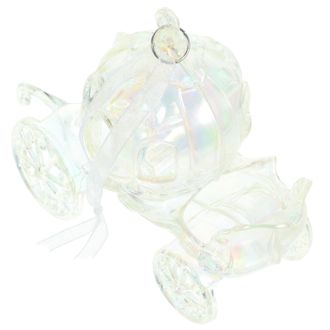 Aboofan Dekoration Der K&ouml;niglichen Kutsche Dekorationen T&uuml;r Christbaumschmuck Weihnachtsbaum H&auml;ngende Dekoration Klare Weihnachtsschmuck Weihnachtsbaum Anh&auml;ng