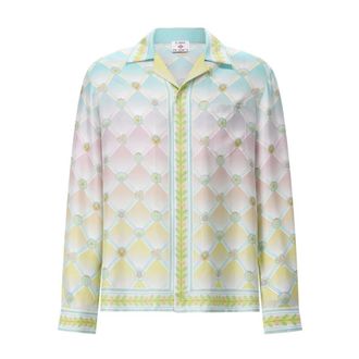 Casablanca Seidenhemd mit Muster - - Shirts - Herren - Mehrfarbig - 2XL