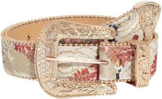 Generic Ceinture élégante pour femme avec boucle en métal sculpté et perles - Accessoire décontracté, 405, 122 cm
