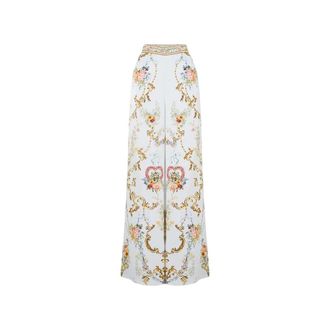 Camilla Minimal Wide Leg Pant Seville Sweetheart - - Trousers - Damen - Mehrfarbig - L