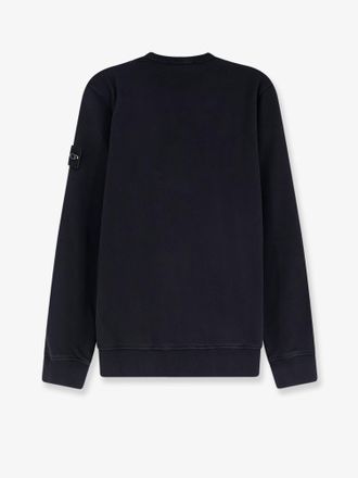 Stone Island Mens Sweatshirt Organic Cotton Black Sweatshirts Sweater