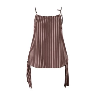 Pinko Gestreiftes &auml;rmelloses Top - - Tops - Damen - Mehrfarbig - XS