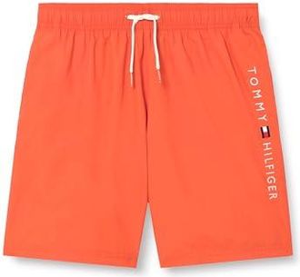Tommy Hilfiger Medium Drawstring Ub0Ub00528 Maillot de Bain, Orange (Brilliant Orange), 14-16 Years Gar&ccedil;on