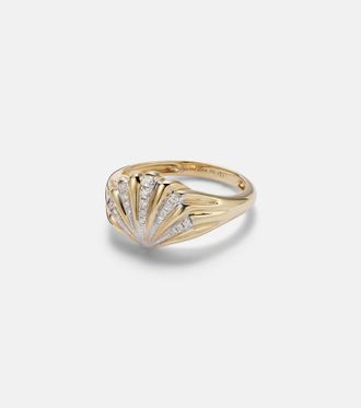 Yvonne L&eacute;on Yvonne L&eacute;on Baby Ring Chevali&egrave;re aus 9kt Wei&szlig; mit Diamanten