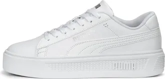 Puma Baskets Smash Platform v3 Femme, Chaussures, Blanc, 42