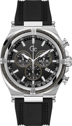 Gc Uhren - Quarz-Chronographenuhr Gc Ironclass - Gr. unisize - in Schwarz - f&uuml;r Damen