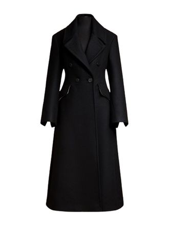 Max Mara Kurzer Mantel - Schwarz