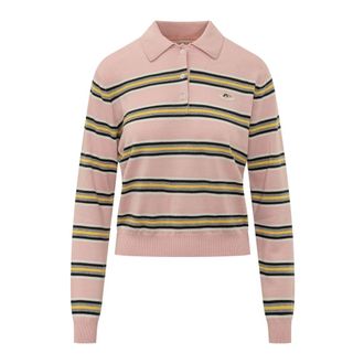 Fiorucci Angel Patch Polo - - Tops - Damen - Rosa - S