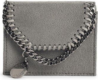Stella McCartney Stella Mc Cartney Portefeuille Falabella Tri Fold En Gris Shaggy Deer