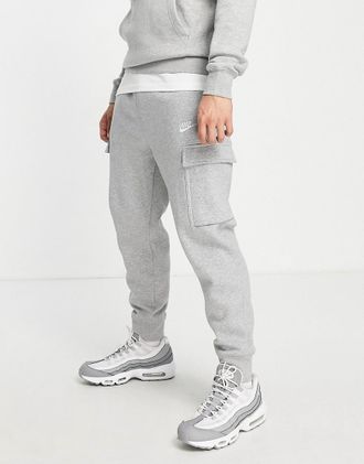 Nike Club - Pantalon de jogging cargo - Gris