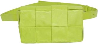 Bottega Veneta Pre-owned Cassette Fanny Pack - Femme - Pre-owned - Vert - Taille: ONE Size