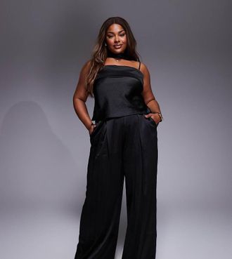 Tfnc Plus Pantalon densemble large ajusté - Noir