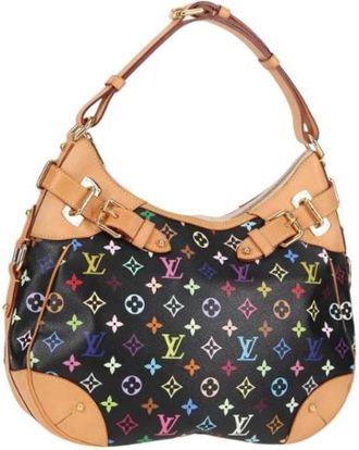 Louis Vuitton Pre-owned Toile sacs-louis-vuitton - Femme - Pre-owned - Noir - Taille: ONE Size