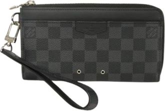 Louis Vuitton Pre-owned Zippy Dragonne Damier Graphite Long Wallet - Homme - Pre-owned - Noir - Taille: ONE Size