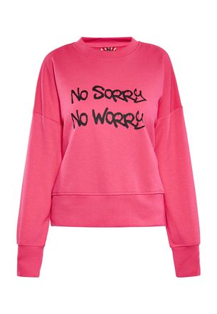 Mymo Sweatshirt Damen Rosa