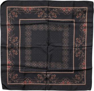Dolce & Gabbana Femme, Accessoires, Noir, Taille: ONE Size Foulard Carr&eacute; &agrave; Motifs