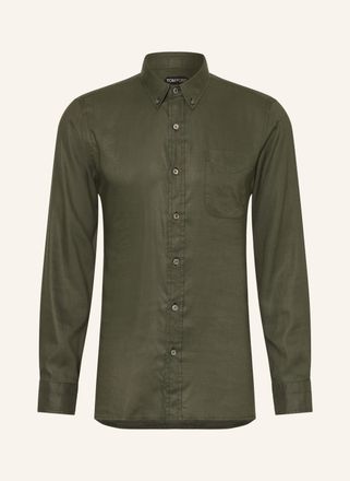 Tom Ford Hemd Slim Fit gruen
