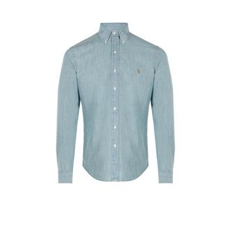 Polo Ralph Lauren Slim-Fit-Chambray-Hemd - Blau