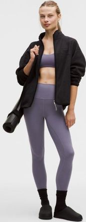 lululemon Align Leggings HB f&uuml;r Frauen - 63 cm - Gr&ouml;&szlig;e 10 in Grape Mist