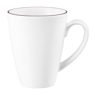 SELTMANN WEIDEN 6 x Lido Becher mit Henkel Tambel 0,35 l - Lido V6 Weinrot 10867