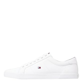 Tommy Hilfiger Herren Vulcanized Sneaker Iconic Long Lace Schuhe, Wei&szlig; (Triple White), 44 EU