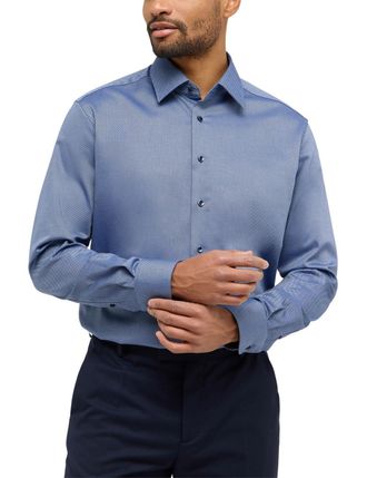 Eterna Male Dynamic Cotton strukturiert MODERN FIT 48_H_1/1, 1/1, Denim