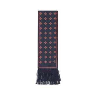 Valentino Garavani Homme, Accessoires, Multicolore, Taille: ONE Size Foulard en soie avec motif optique