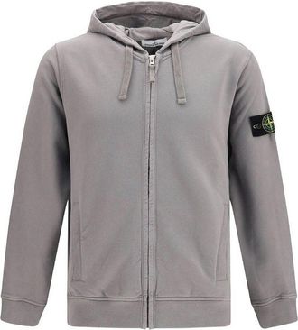 Stone Island Rundhalspullover - Grau