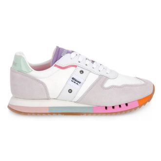 Blauer Stylische Sneakers - - Shoes - Damen - Mehrfarbig - 36 EU