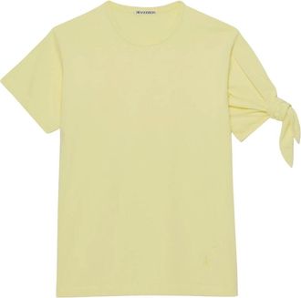J.W.Anderson Homme, Tops, Jaune, Taille: M T-shirt &agrave; Manches Nou&eacute;es