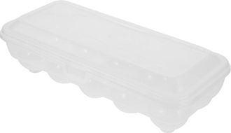 Aboofan Eierhalter Kunststoff Mehrfachfach K&uuml;hlschrank Organizer Transparent Mit Deckel Platzsparender Eierbeh&auml;lter F&uuml;r 10 Eier Sicherer Eier Organizer F&uuml;r Ha