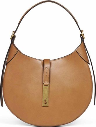 Polo Ralph Lauren Femme, Sacs, Beige, Taille: ONE Size Polo ID Small Shoulder Bag