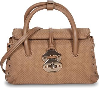 Zanellato Femme, Sacs, Beige, Taille: ONE Size Dotta Small Handbag