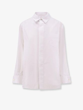 sacai Poplin shirt with front panel - SACAI - gender_Woman
