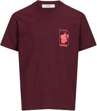 Replay T-shirt &agrave; imprim&eacute; dos en coton