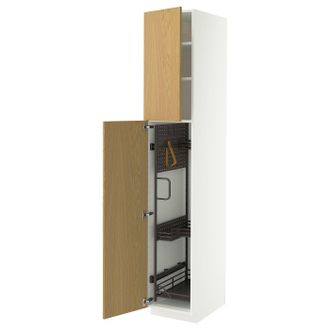 IKEA METOD Hochschrank mit Putzschrankeinr