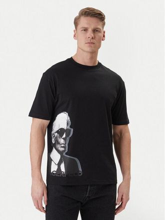 Karl Lagerfeld T-Shirt 755170 562251 Schwarz Loose Fit