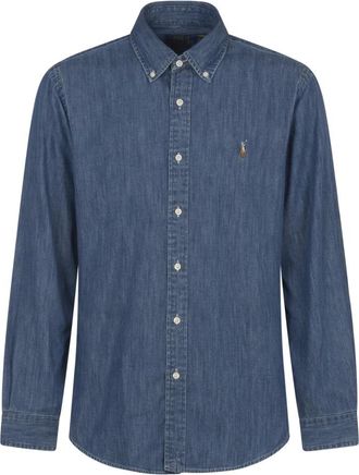 Polo Ralph Lauren Homme, Chemises, Bleu, Taille: S Chemise en denim coupe personnalis&eacute;e