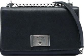 Prada Sac bandouli&egrave;re vintage Pre-owned - Femme - Pre-owned - Noir - Taille: ONE Size