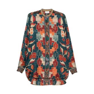 Pierre-Louis Mascia Aloe Langarmshirt - - Blouses & Shirts - Damen - Mehrfarbig - S