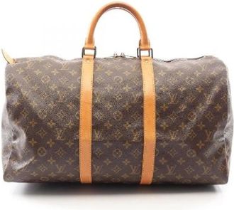 Louis Vuitton Pre-owned Keepall 50 Monogram Boston Bag - Femme - Pre-owned - Brun - Taille: ONE Size