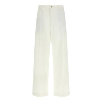 Polo Ralph Lauren Cropped Wide-Leg Chino Hose - - Trousers - Damen - Wei&szlig; - 2XL