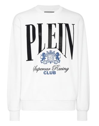 Philipp Plein Sweatshirt Round Neck Ls Racing Club