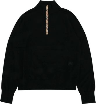 Burberry Conory Rei&szlig;verschluss-Pullover - - Sweatshirts & Hoodies - Damen - Schwarzk - S