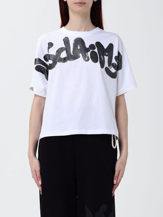 Disclaimer T-Shirt Damen Farbe Wei&szlig;